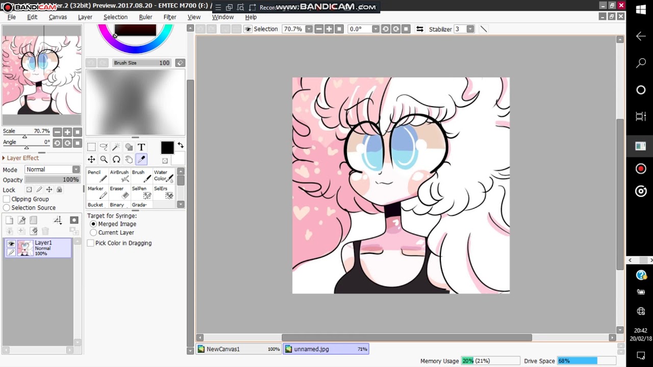Speedpaint of Alexa bayca Part 2 - YouTube