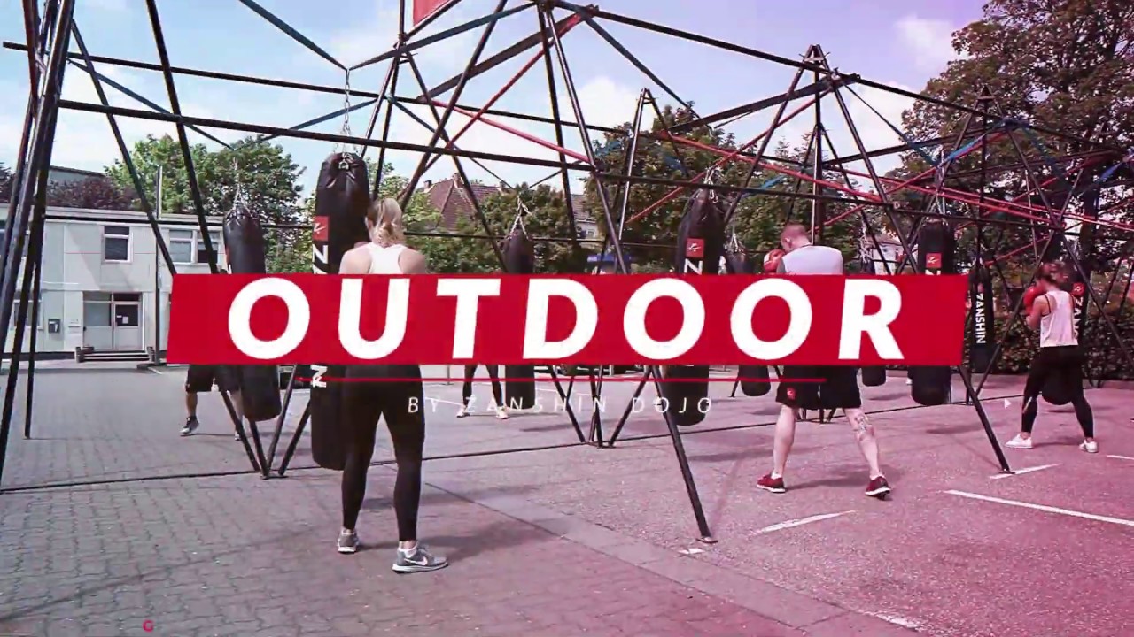 Zanshin Dojo Outdoor Training am Boxsack - YouTube