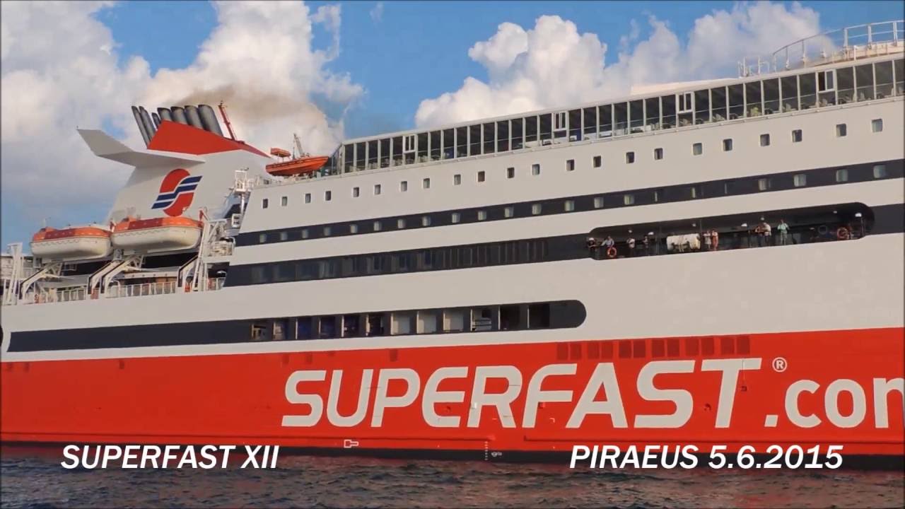 SUPERFAST XII evening departure - YouTube