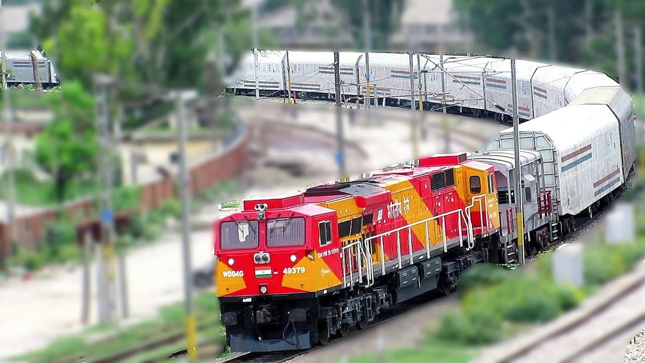 Goods Trains in India at Massive Curve | Top Freight Trains | Indian ...