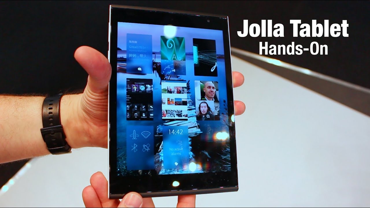 Best Small Tablet at MWC 2015? Jolla Tablet hands-on - YouTube