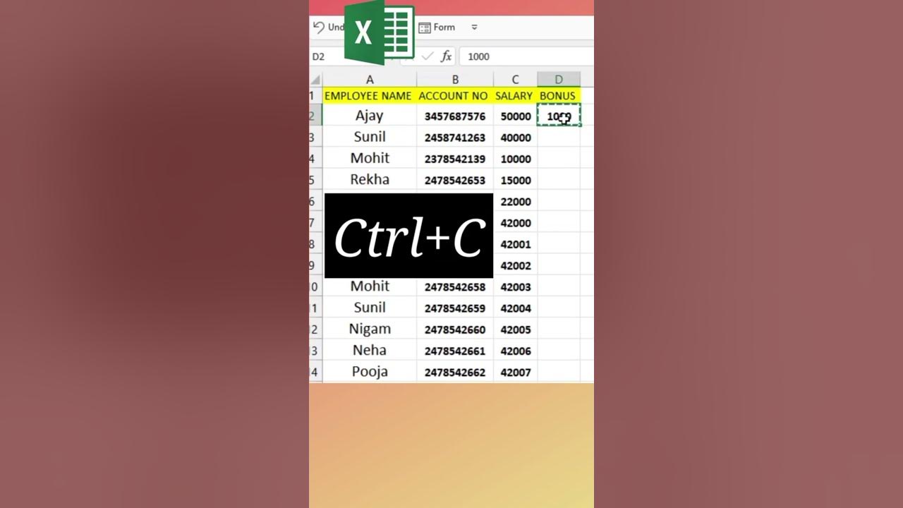 🔥excel Tricks Everyone Should Know🔥। Excel Short Yotubeshorts Shortvideo Exceltips Youtube
