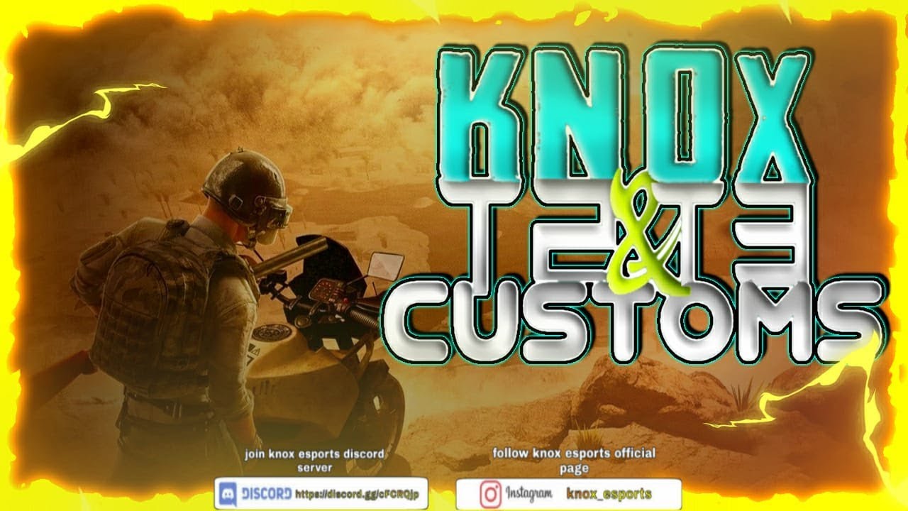 Pubg Mobile Live || Knox Esports T3 and T2 Customs Scrims || { 1 min ...