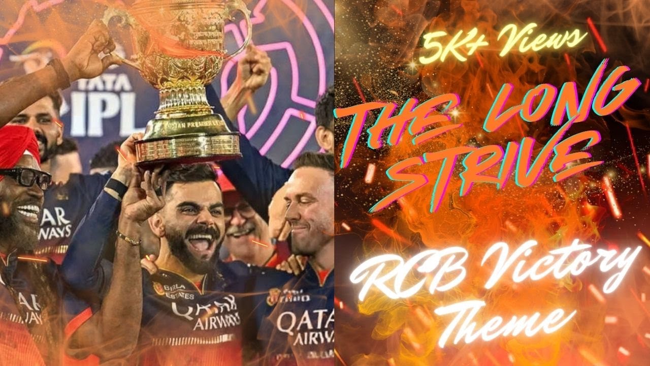 The Long Strive - RCB Victory Theme -- SM Melodies - #ipl2025 - YouTube