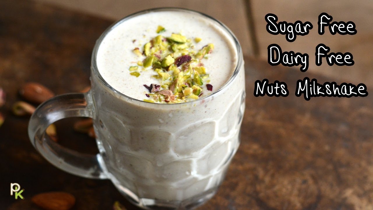 Sugar Free-Dairy Free-Healthy Nuts Milkshake-Great For Breakfast-Vegan ...