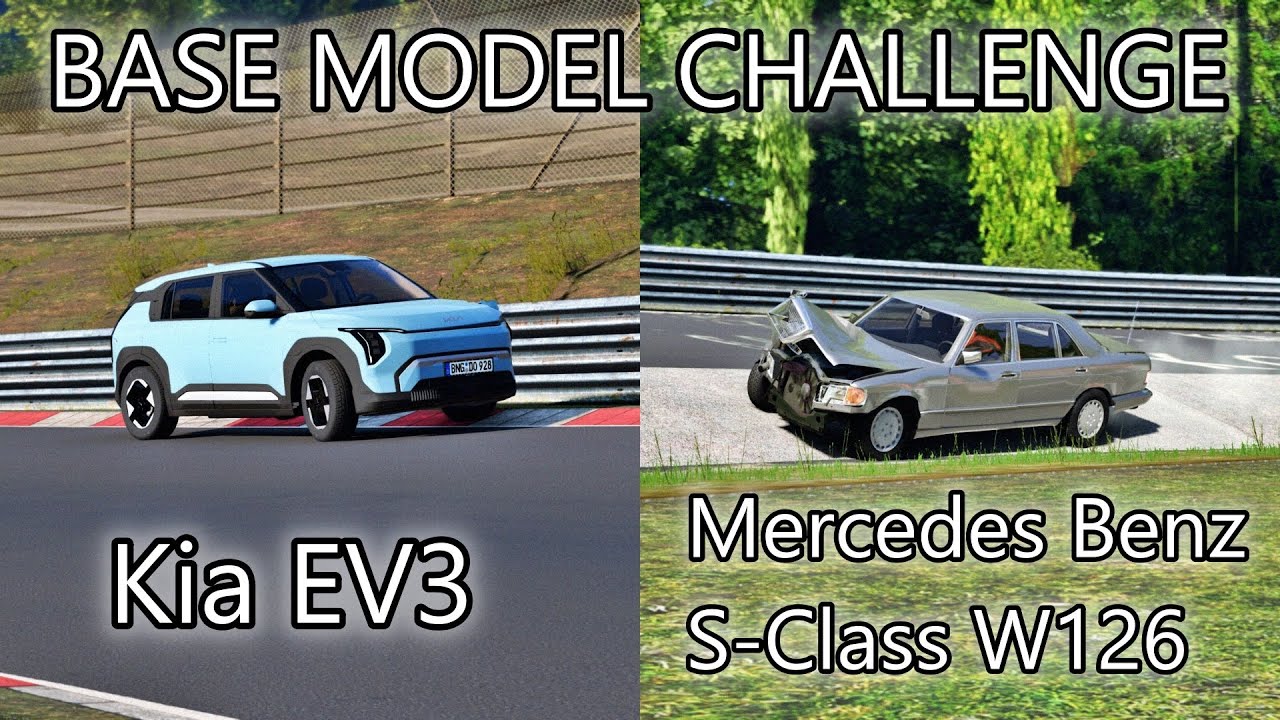BeamNG.Drive | BASE MODEL CHALLENGE | Nürburgring | Kia EV3 AND ...