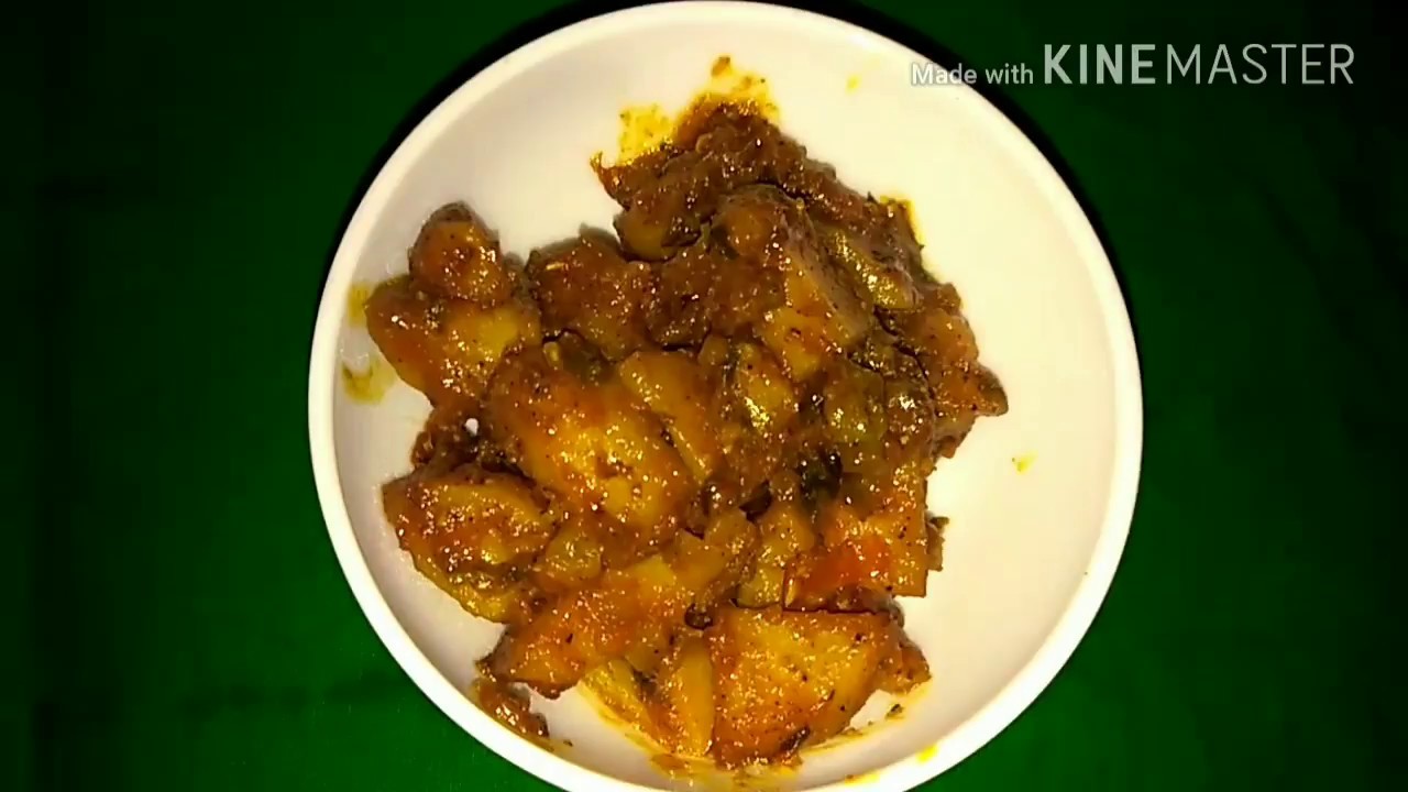 Dry Potato Spicy Curry For Mughlai Paratha Recipe in bengali Style ...
