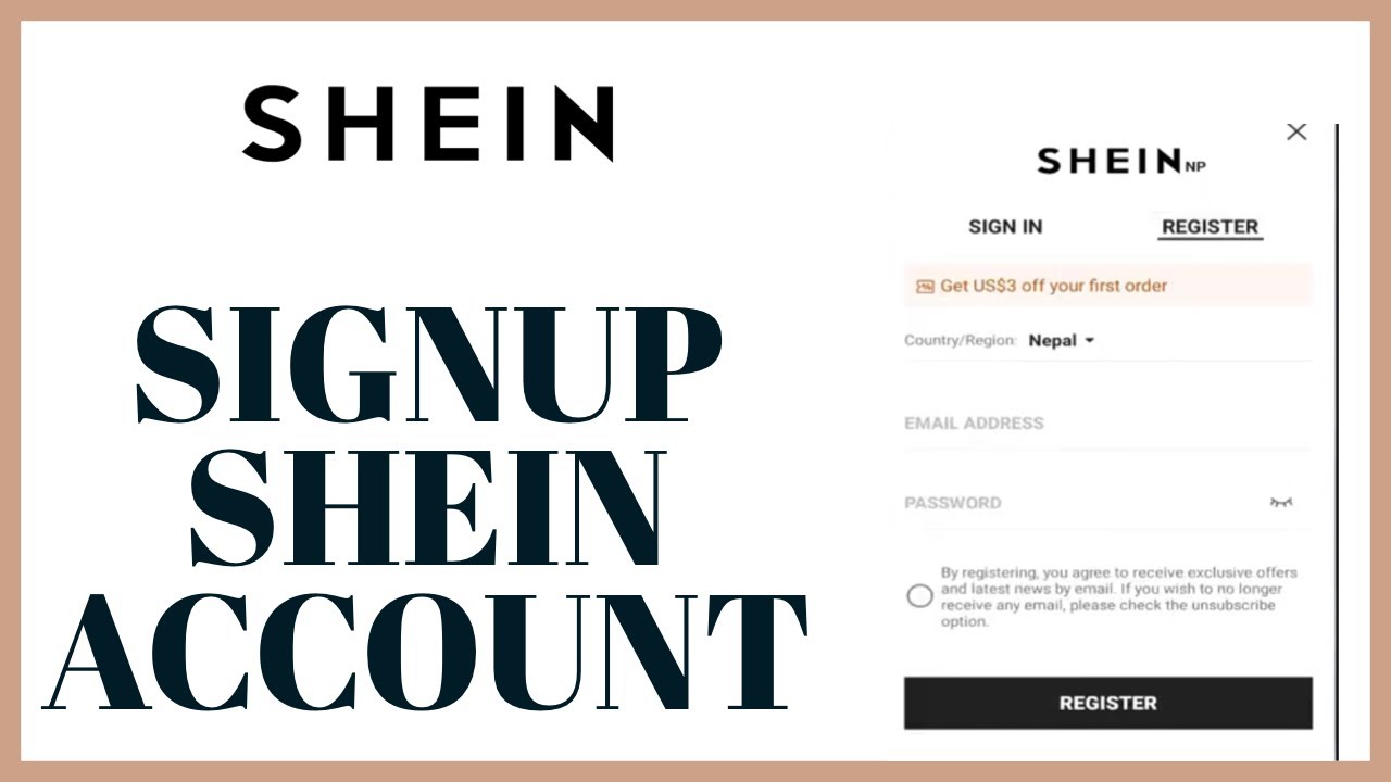 Shein Signup 2022: How To Signup/Create Shein Account? - YouTube
