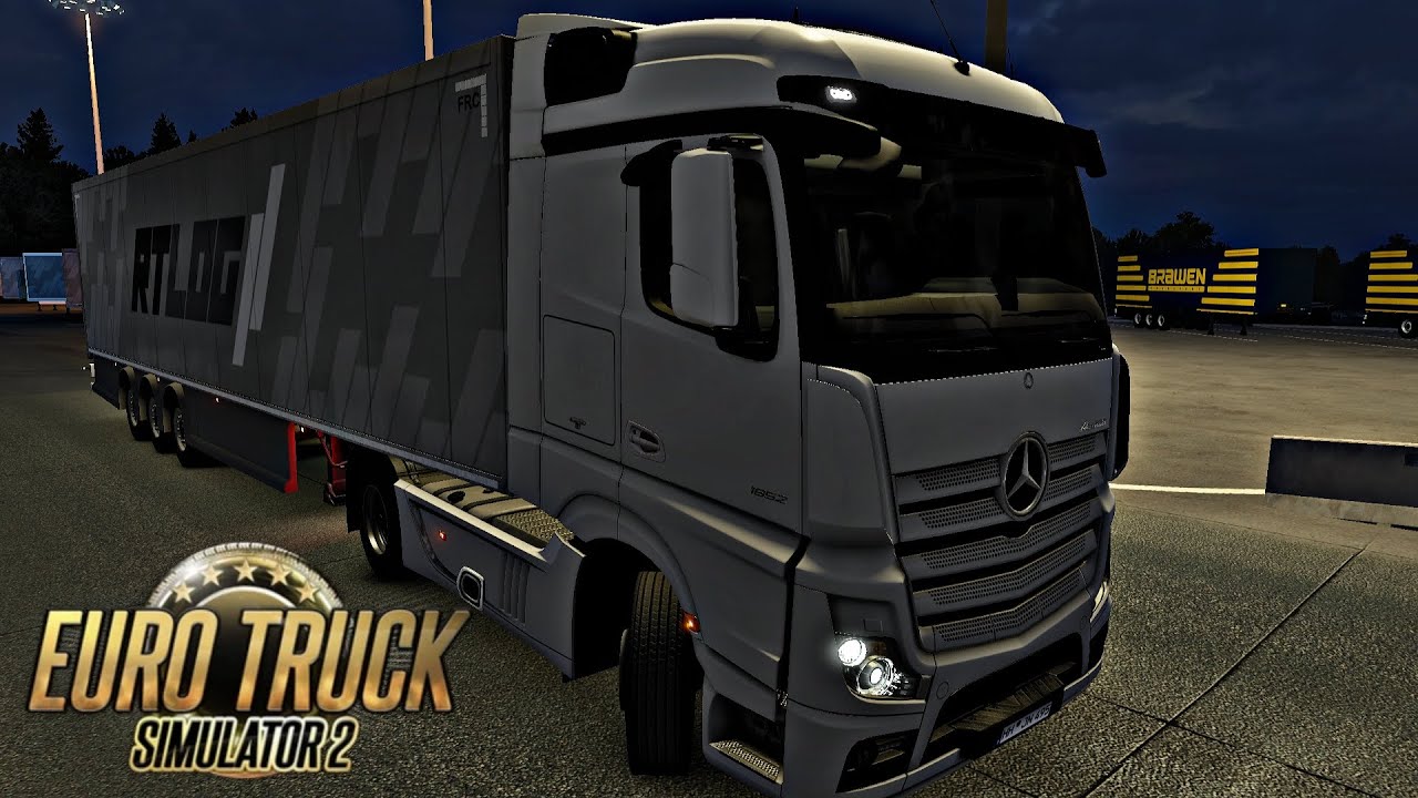 Live Euro Truck Simulator 2 Night Truck driving | ETS2 Night Driving ...