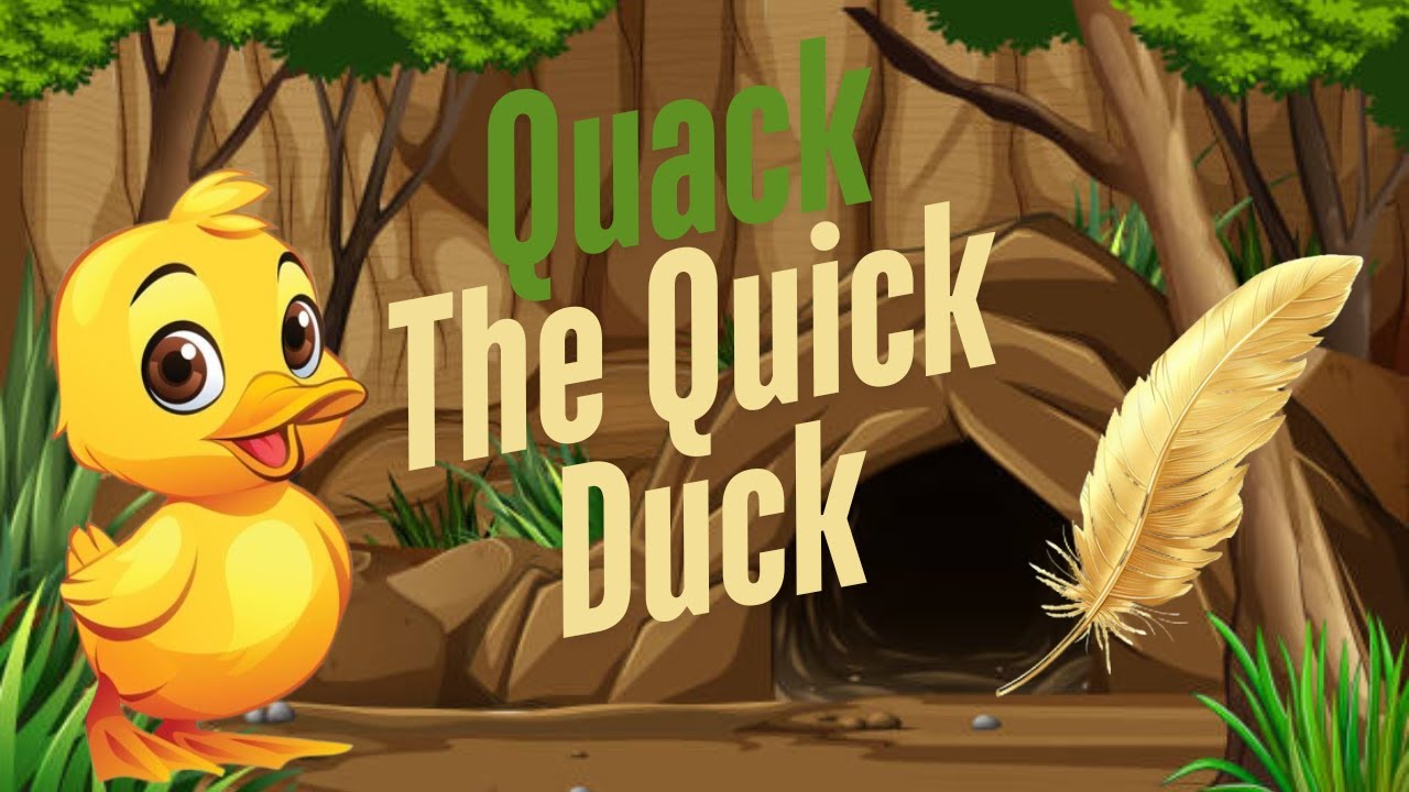 Quack the Quick Duck, Animated Story on letter "q" - YouTube