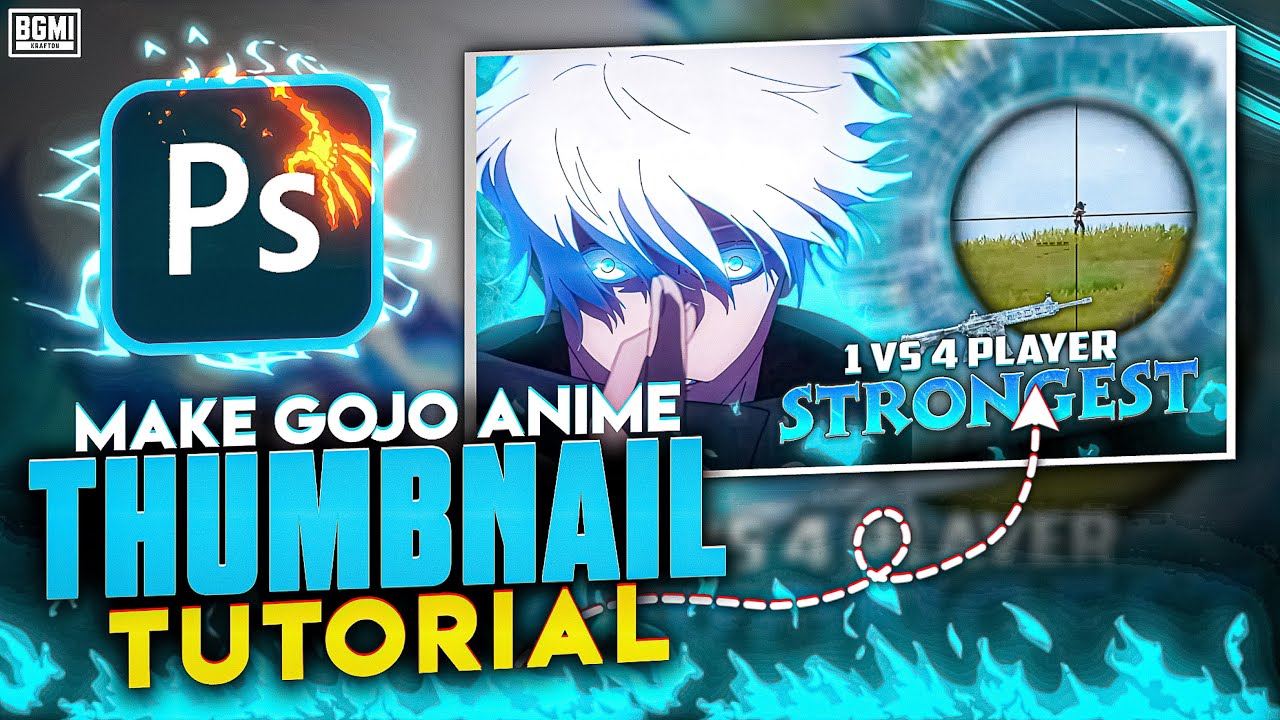 How To Make Thumbnail Like @GOJO | Edit Thumbnail Tutorial On Android ...