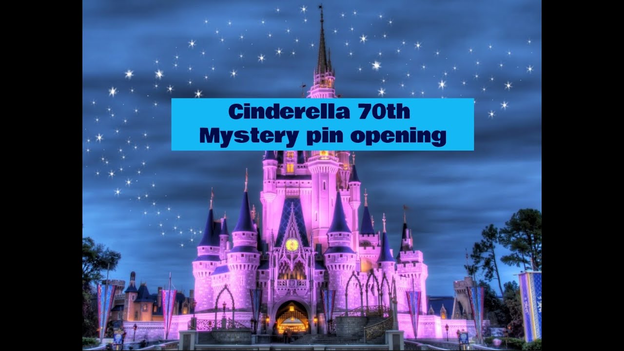Cinderella 70th anniversary pin opening - YouTube