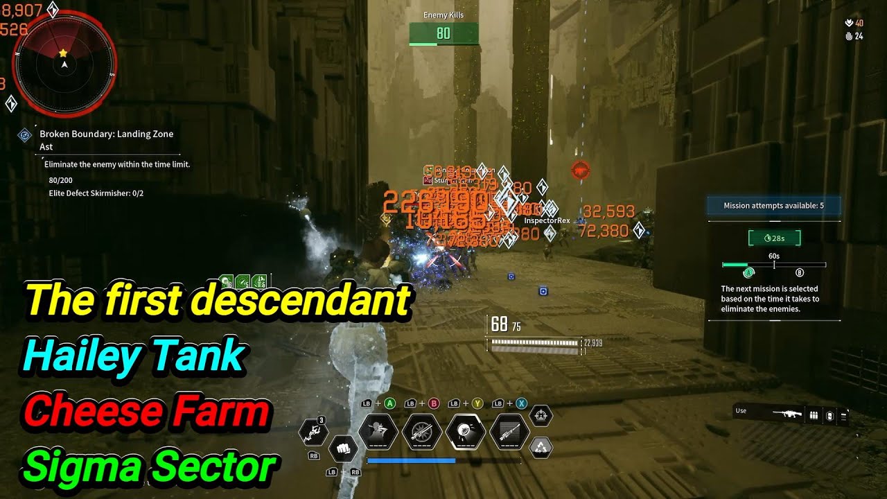 The first descendant / Hailey / Arche tuning Cheese Farm / Sigma Sector ...