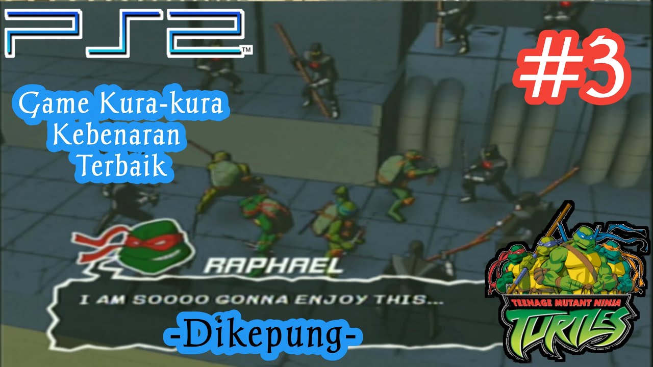 Teenage Mutant Ninja Turtle (Part 3) Ps2 - Rooftops - Gameplay On ...