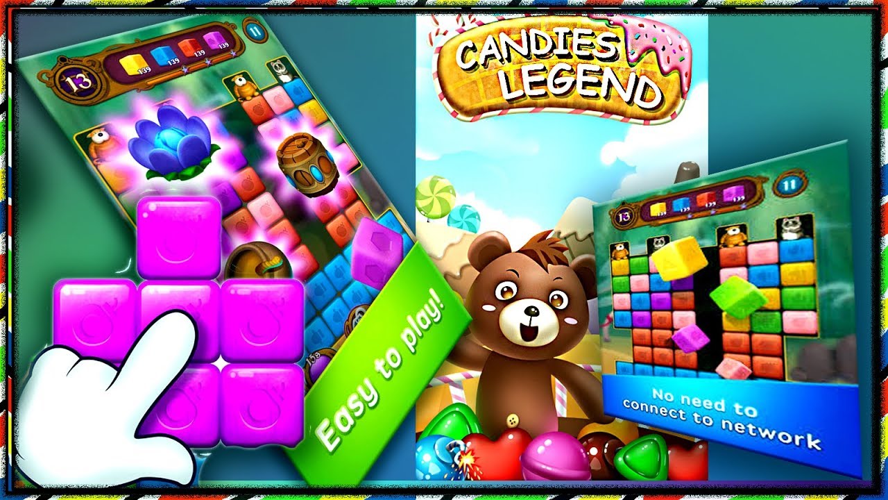Candy Legend - funny and lovely match - YouTube