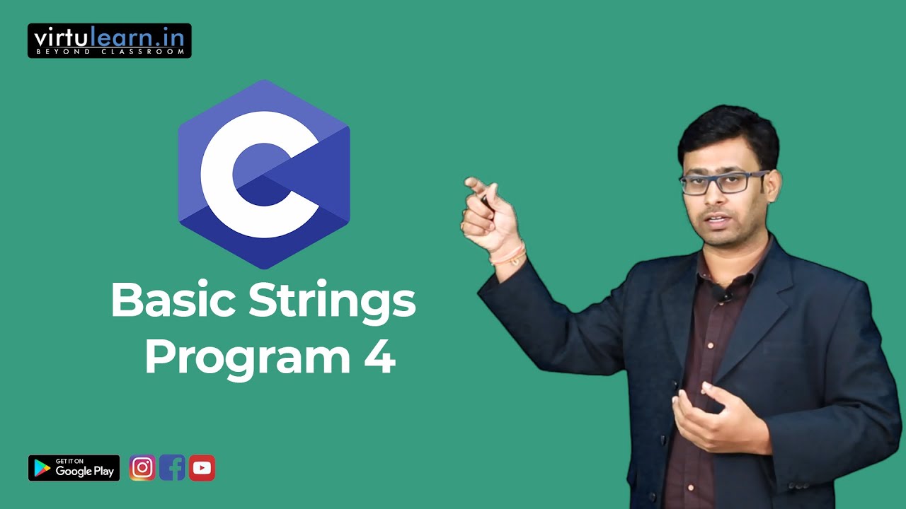 CL76 Basic Strings Program 4 - YouTube