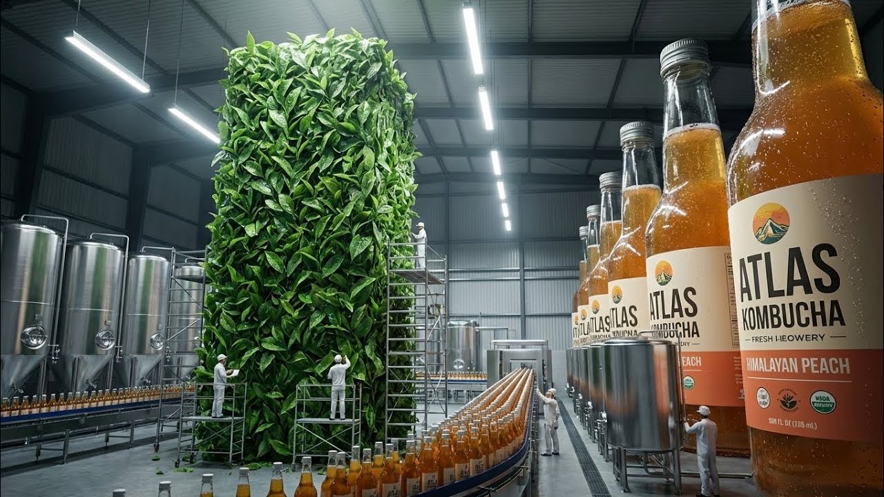 Inside a Modern Kombucha Brewery: From Sweet Tea to Fizzy Bottled ...