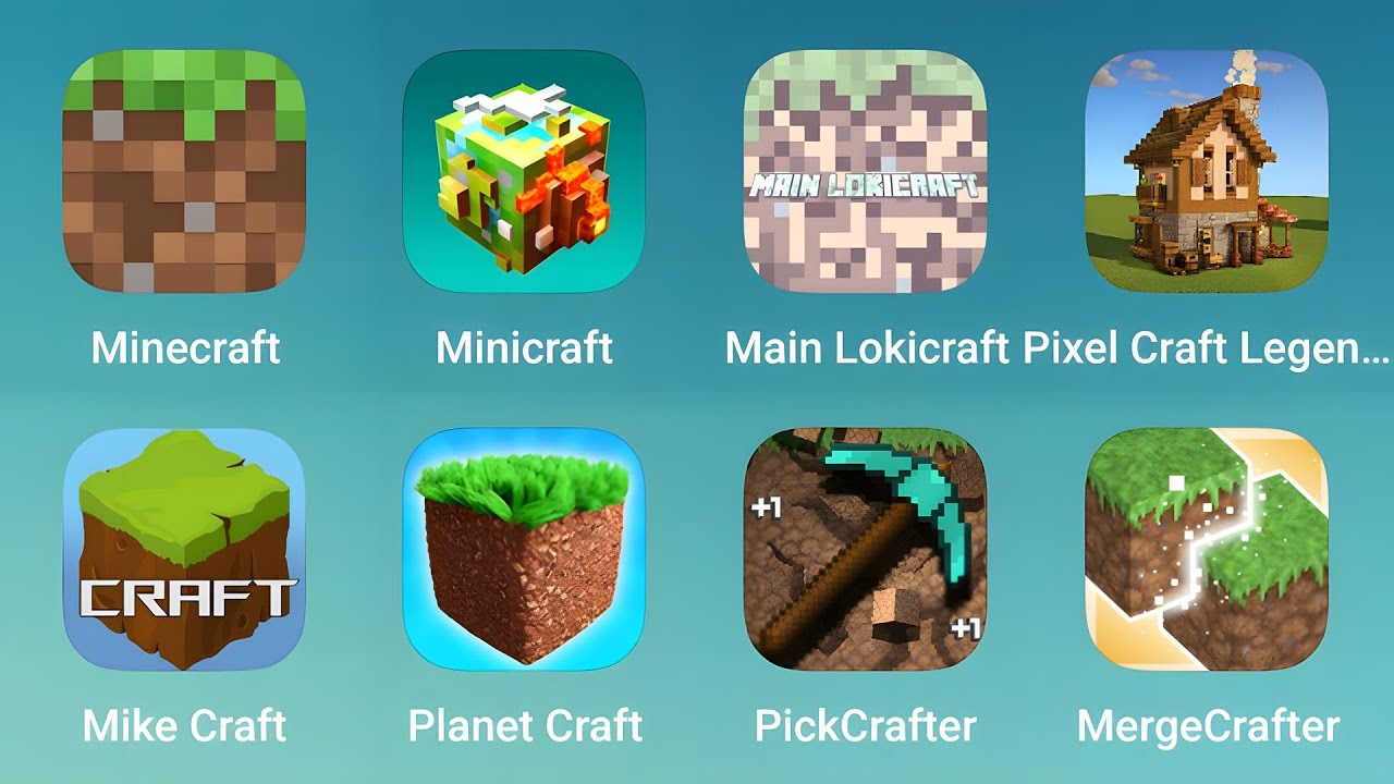 Minecraft, Minicraft, Main Lokicraft, Pixel Craft Legend, Mike Craft ...