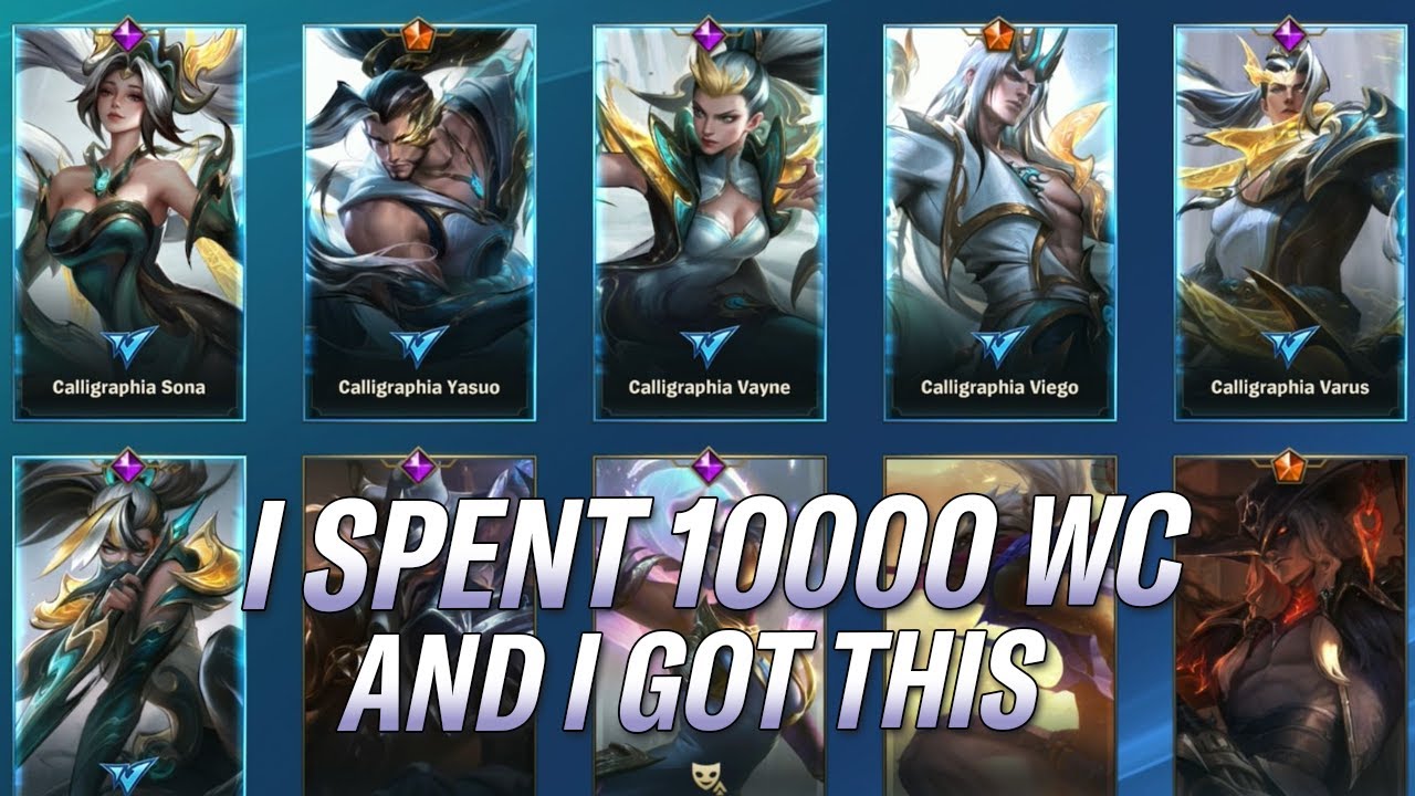 I SPENT 10000 WILD CORES AND GOT THIS! CALLIGRAPHIA GACHA PACK OPENING ...