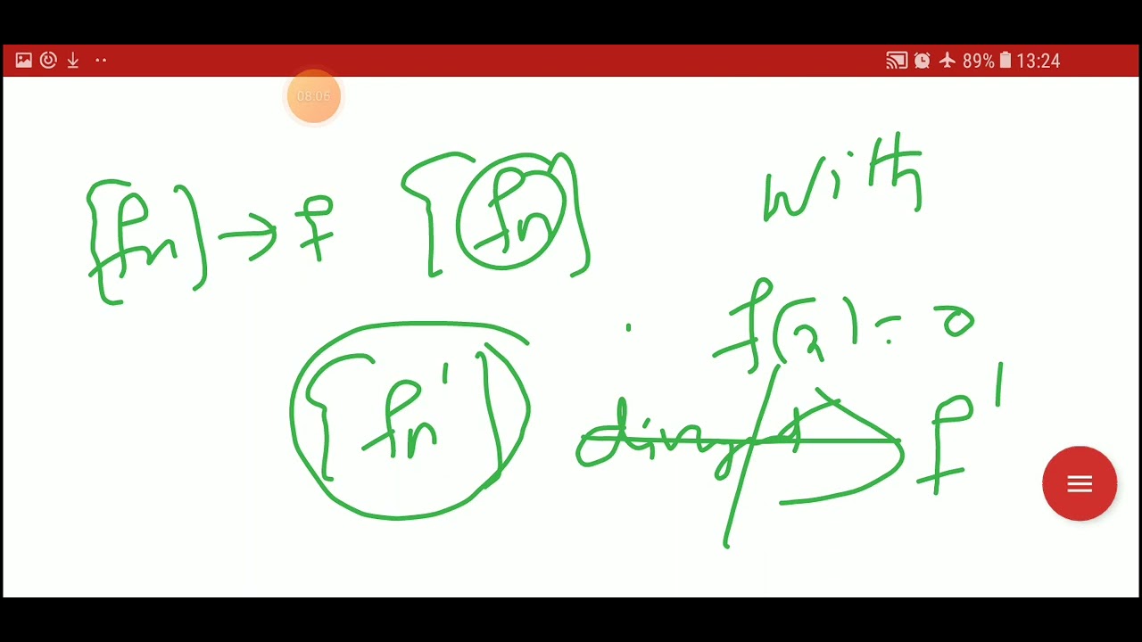 Point wise Convergence Example Msc S1 module3 - YouTube