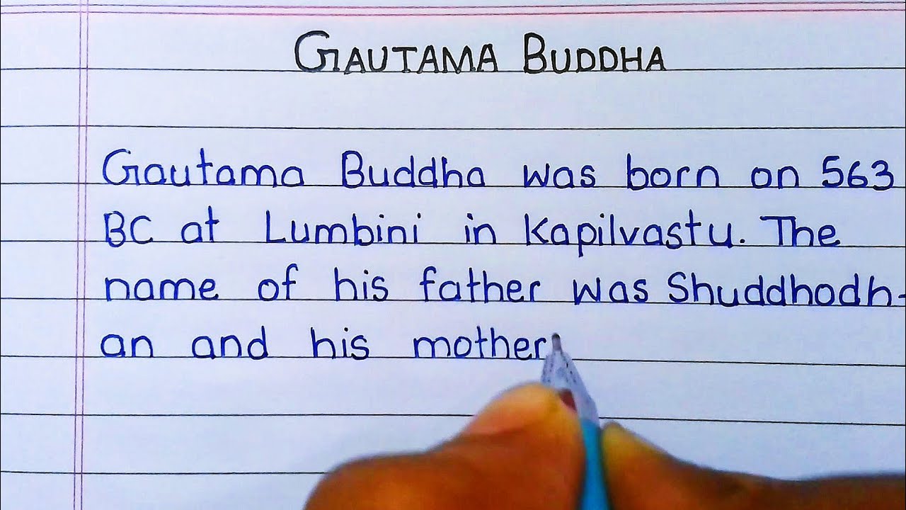Gautam Buddha | Gautam Buddha Essay in English | Mahatma Buddha Essay ...