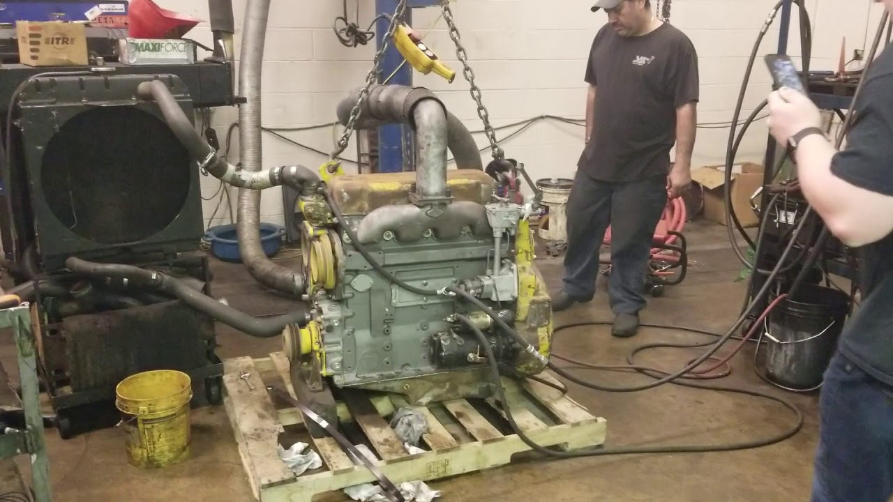 indianadiesel.com run in on a Detroit 453 rebuilt engine - YouTube