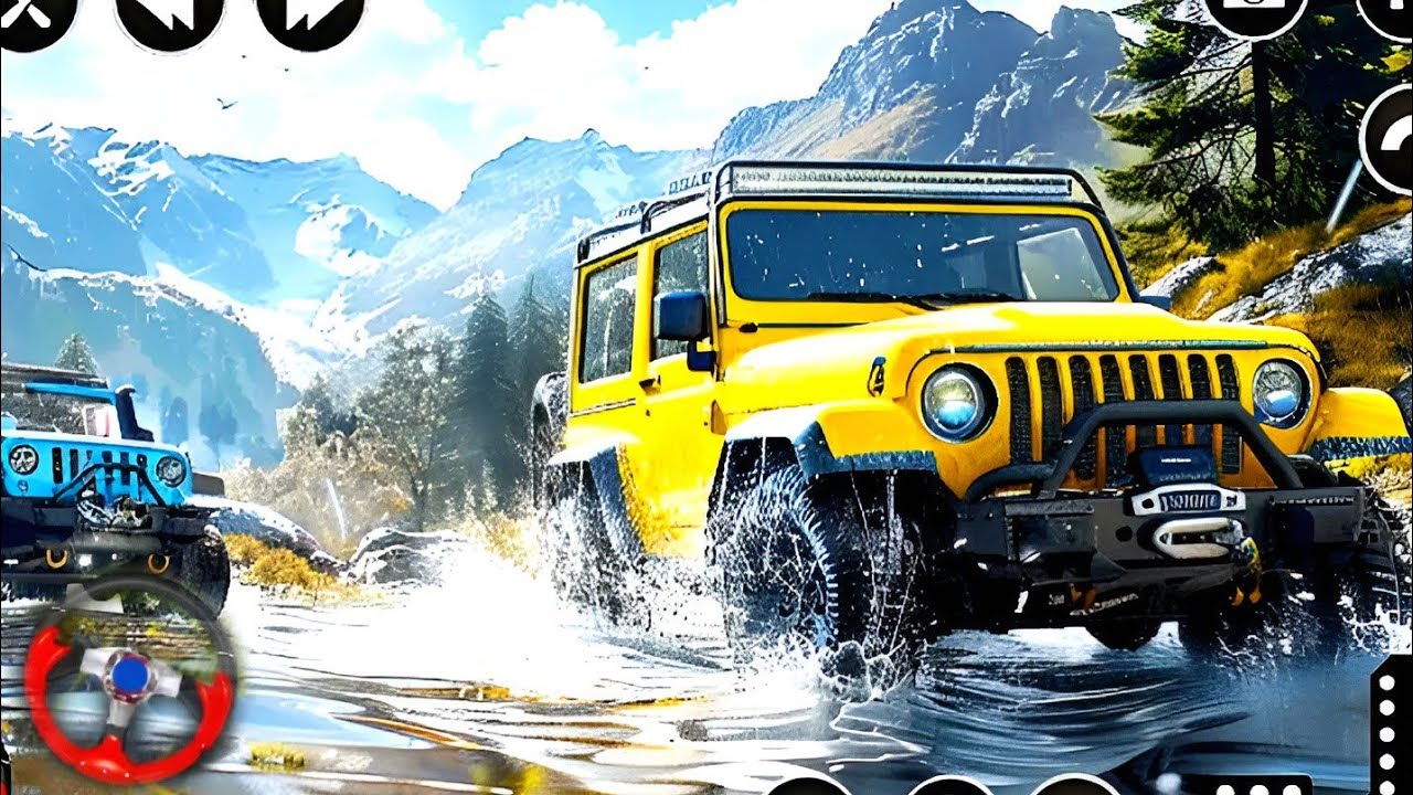 4x4 Jeep Driving Simulator 3D 2025- Offroad Jeep Simulator Android ...