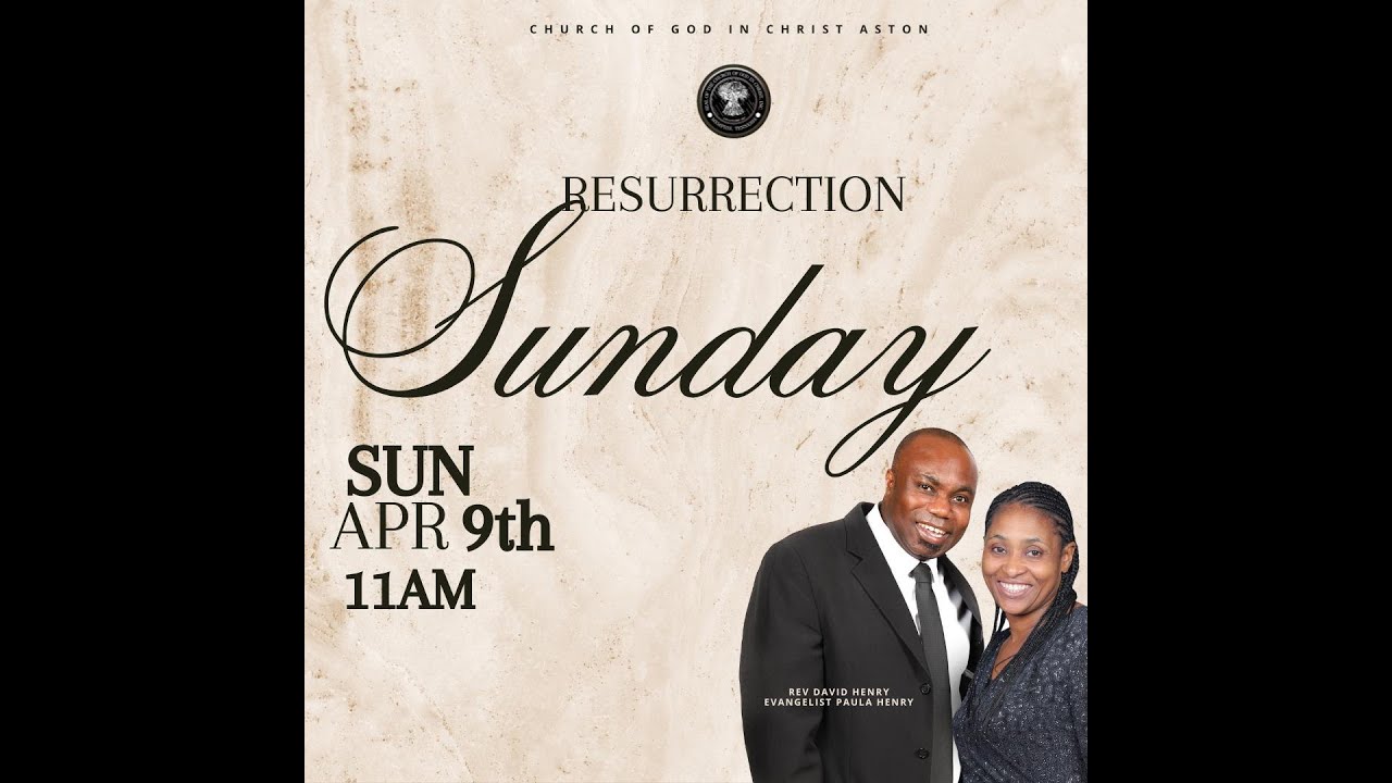 Resurrection Sunday Service 9th April / COGIC Aston - YouTube
