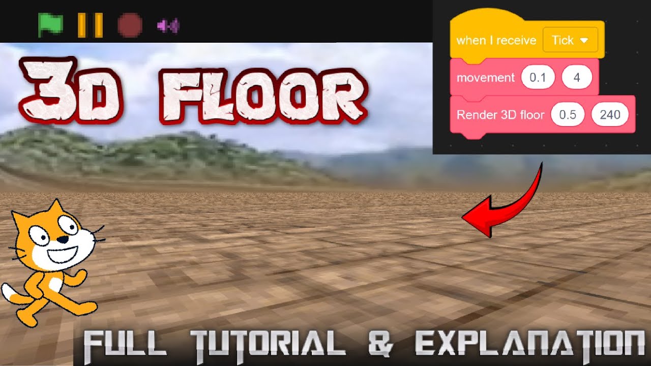 Create a 3D FLOOR PROJECT on SCRATCH! (tutorial & explanation!) - YouTube