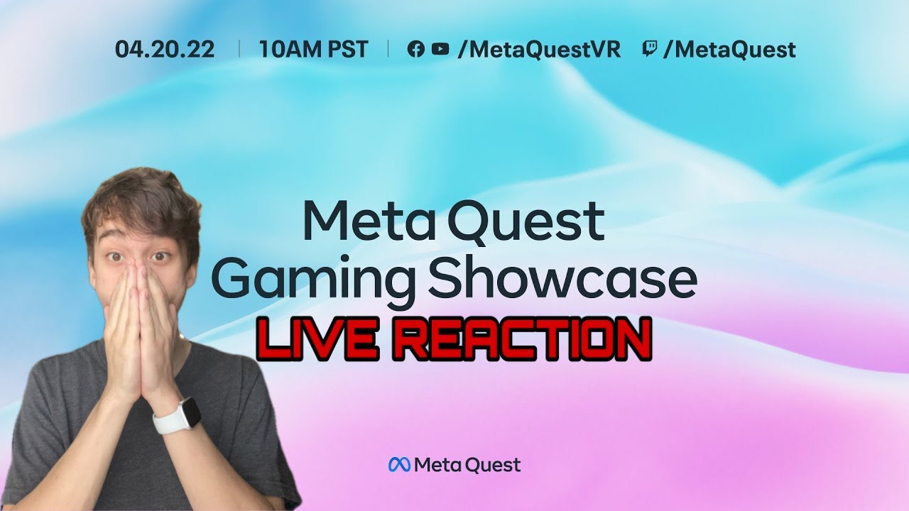 META Quest Gaming Showcase Reaction | Reaction Live Stream - YouTube