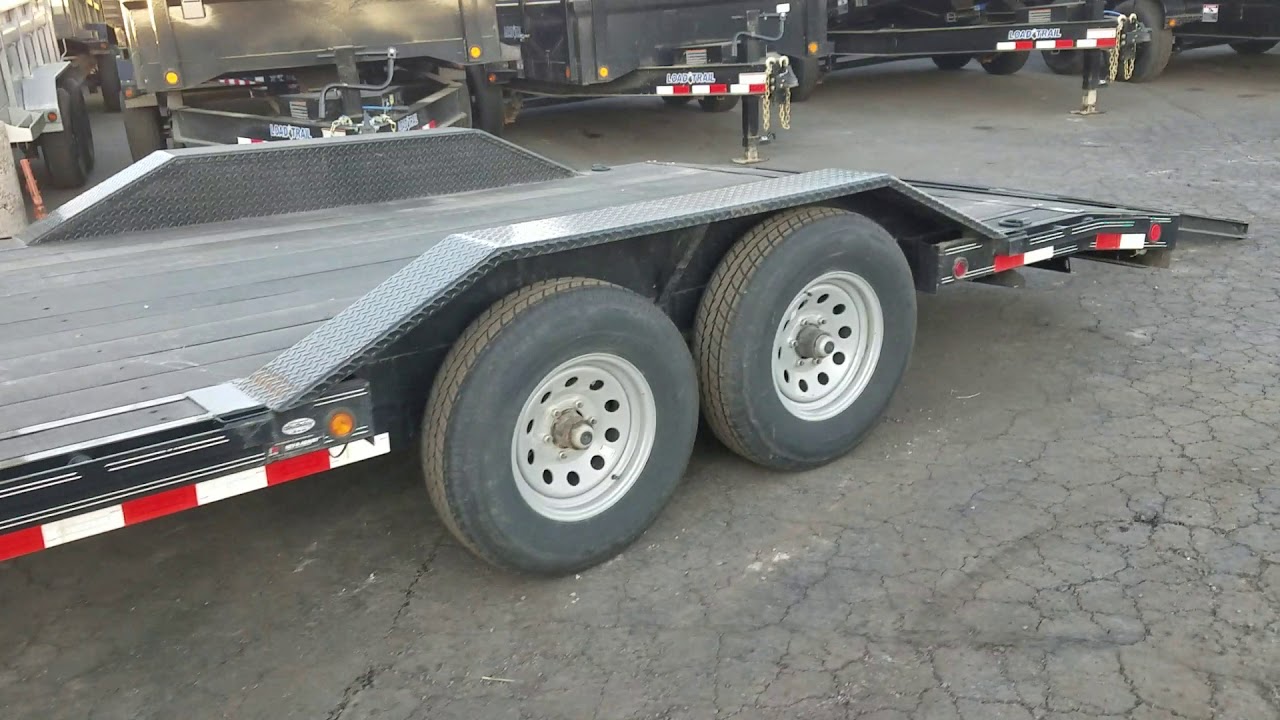 2020 Load Trail 20' Car Hauler - YouTube