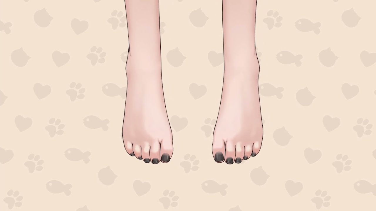 Saruei Shows off the New Feet Animations on Her Outfit - YouTube