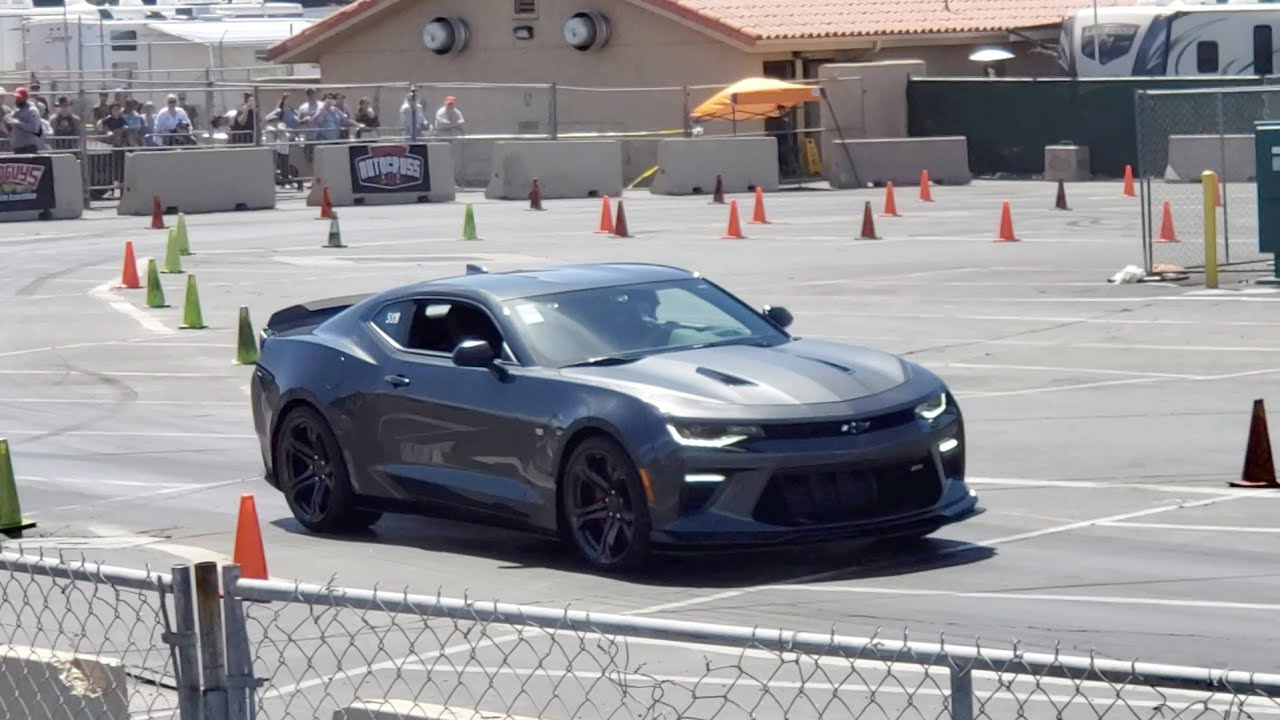 2018 Camaro SS 1LE Autocross Run - YouTube