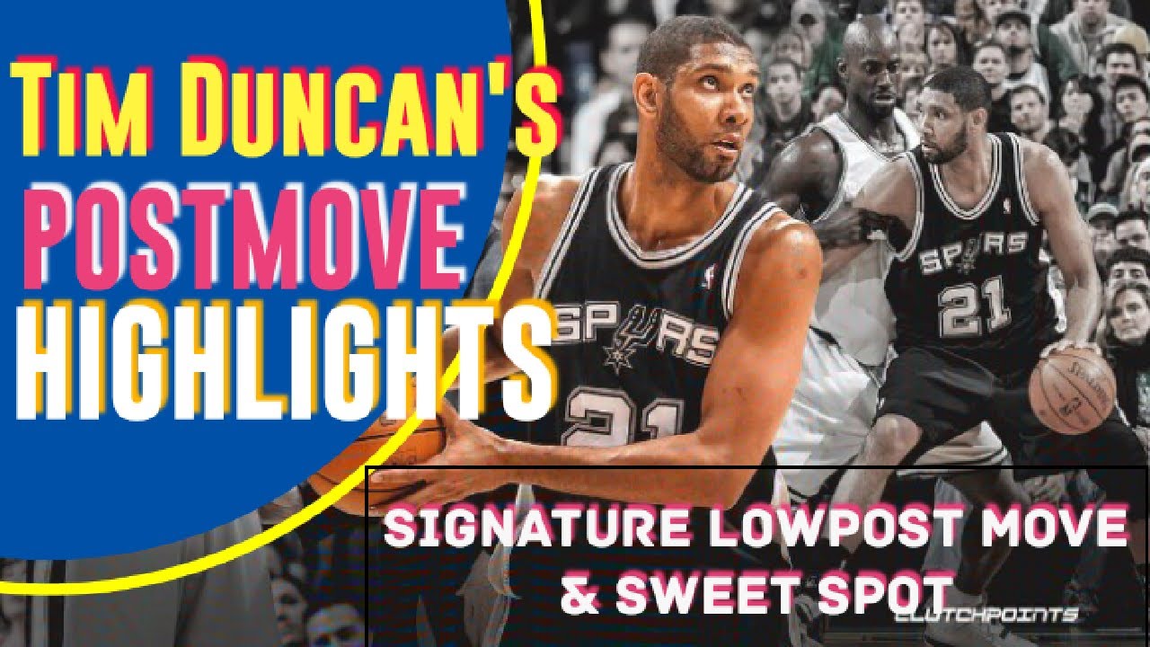Tim Duncan post moves highlights || Signature moves || sweet spot - YouTube