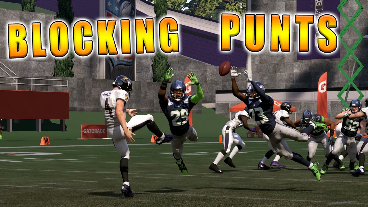 How to Block Punts in Madden 17 - YouTube