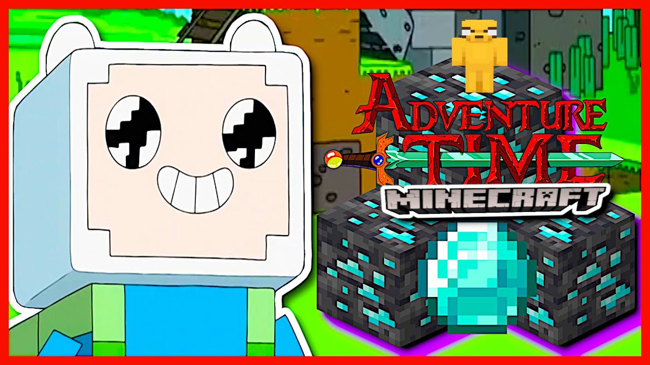 When Adventure Time and Minecraft Joined Forces! - YouTube