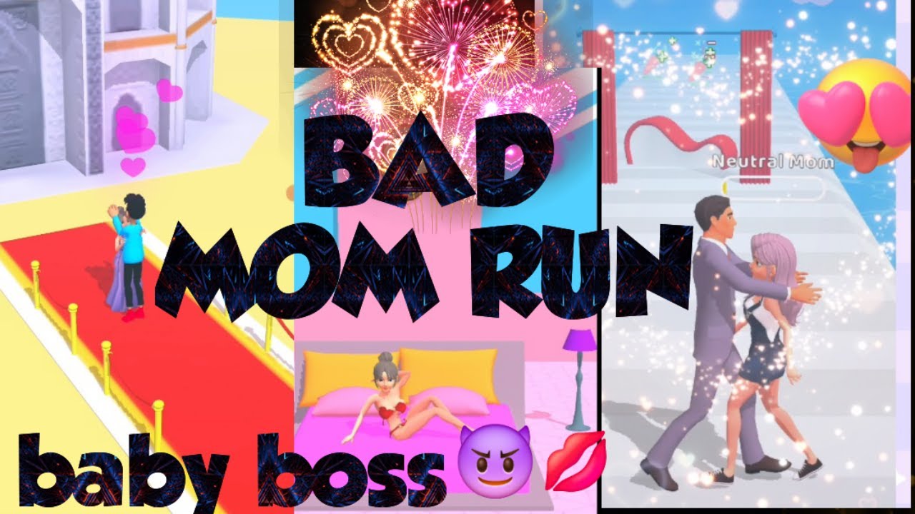 Bad mom run gameplay Android games - YouTube