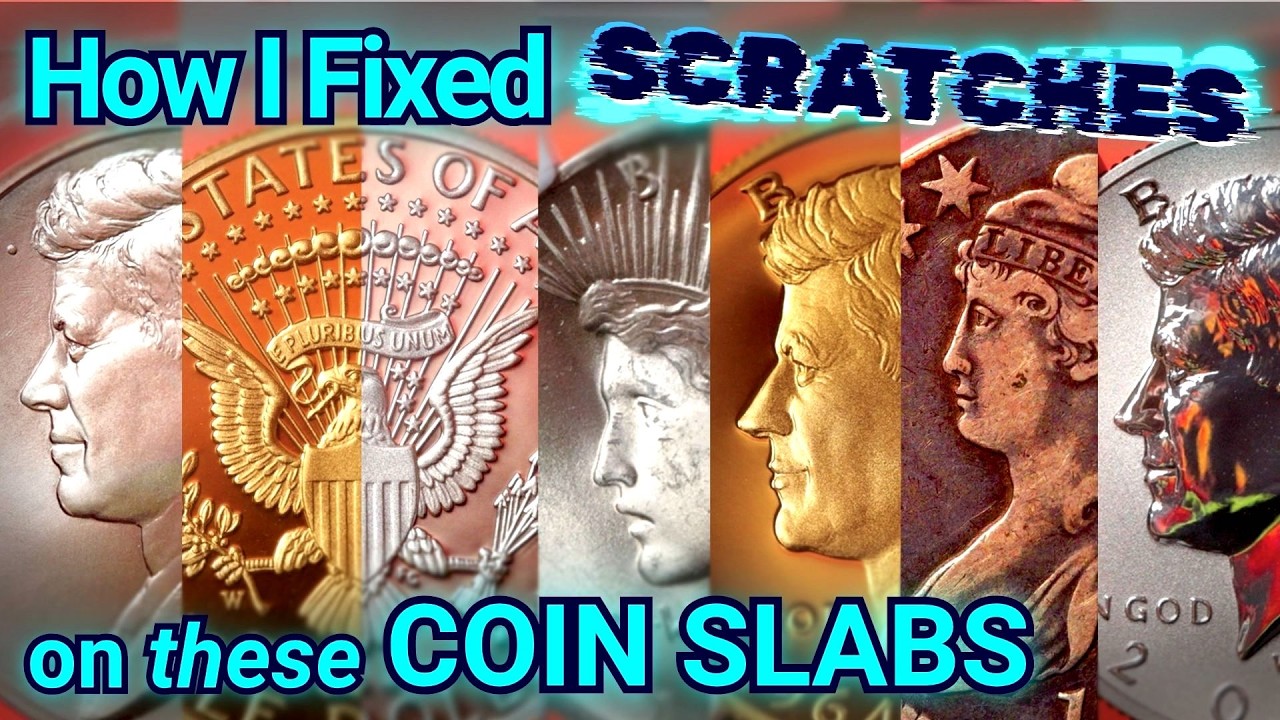 How to Fix Scratches--I Buy A Scratched Certified Coin Slab, Restore It ...