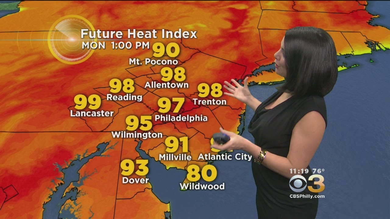 Weather Update: Stretch of 90 Degree Heat - YouTube