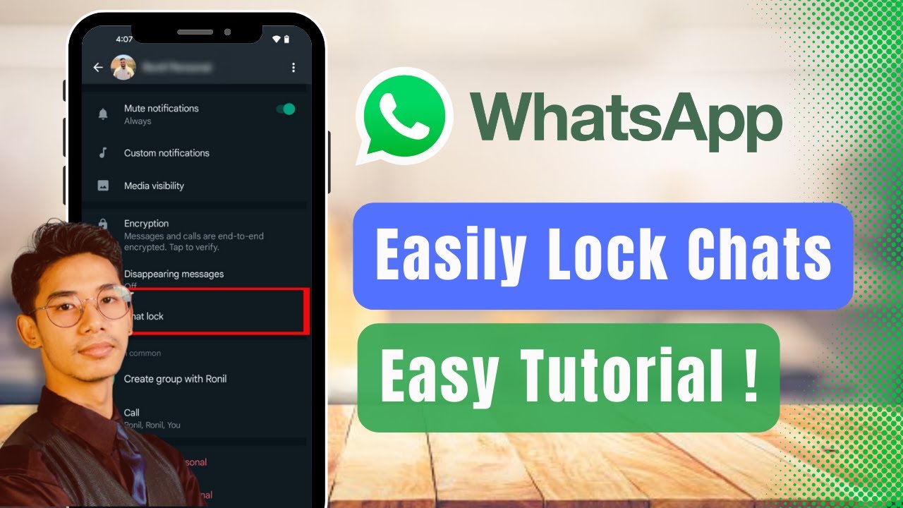 How to Lock Chats on WhatsApp ! - YouTube