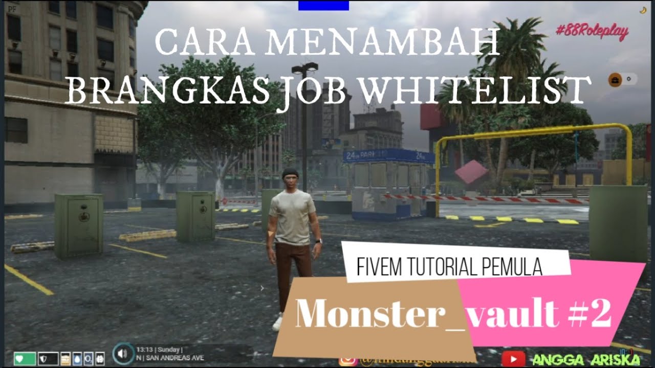 How To: Cara menambah Berangkas Monster Vault untuk Job Whitelist - YouTube