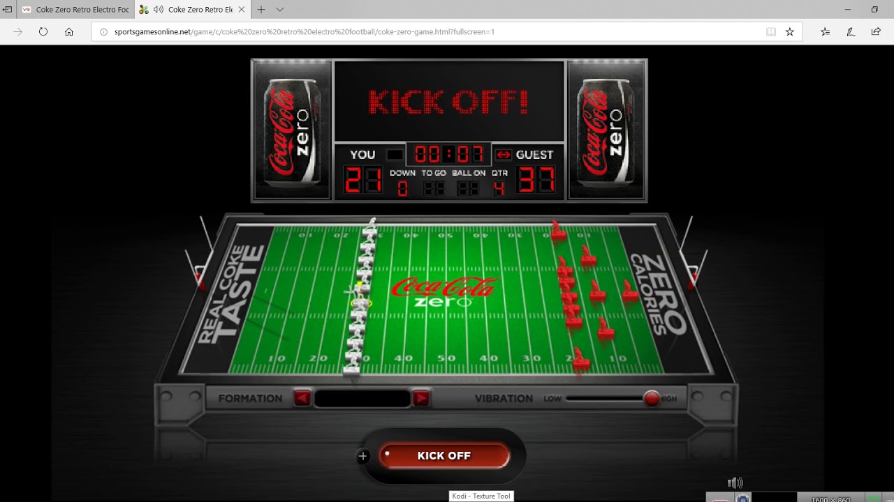 Coke zero football game season kinda upseting - YouTube