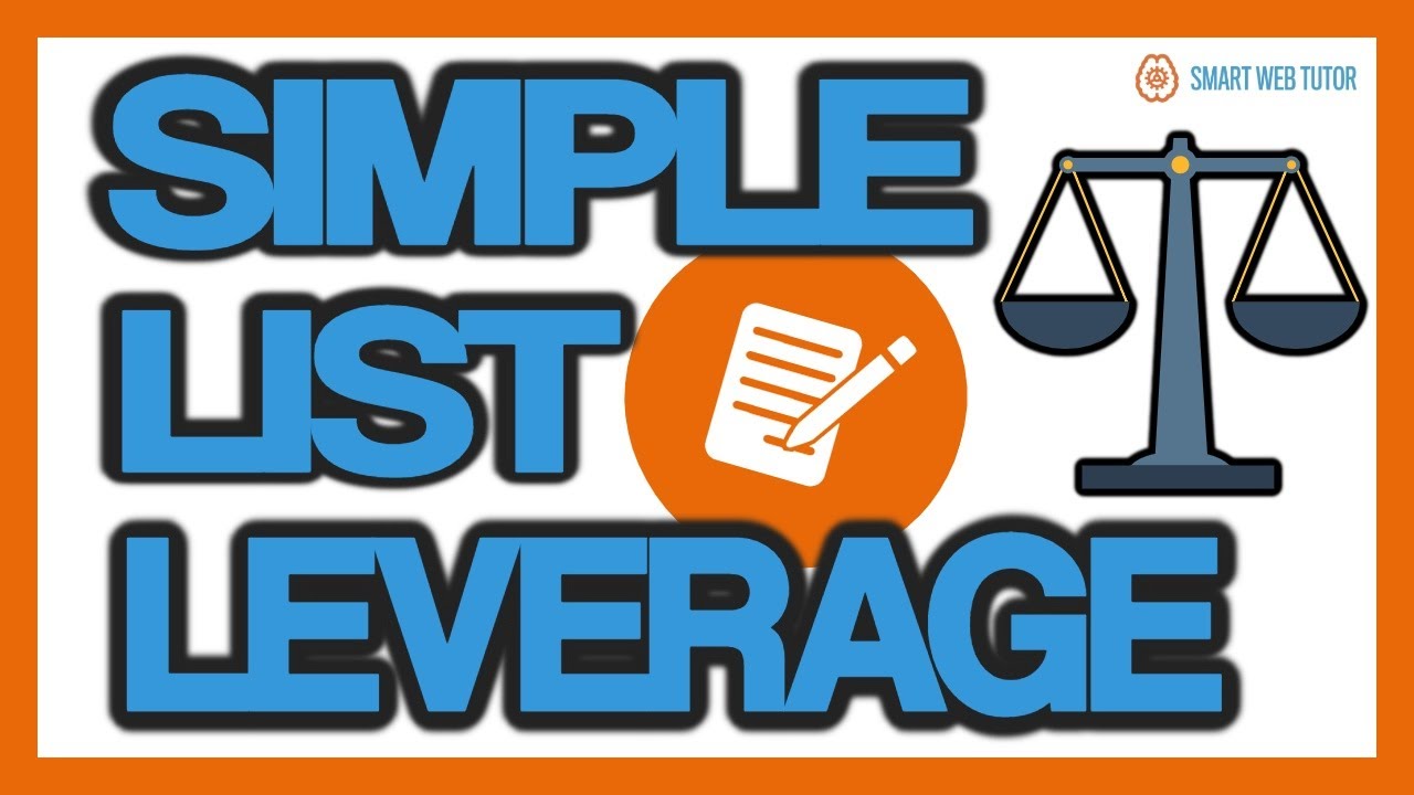 🔵 SIMPLE List Leverage - List Building Training - YouTube