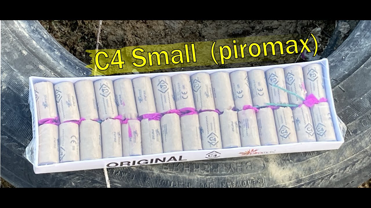 Test petard C4 Small (Piromax) - YouTube