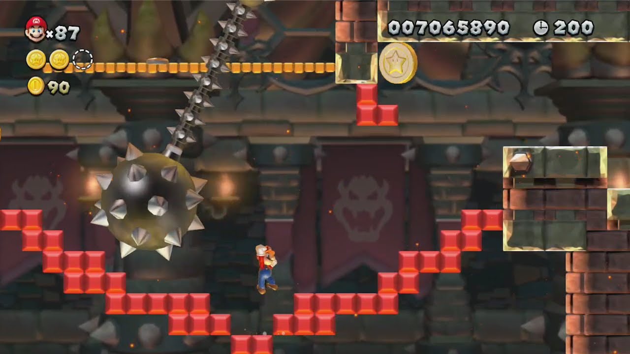 [Wii U] New Super Mario Bros. U with Mumbling : (Superstar Road) - YouTube