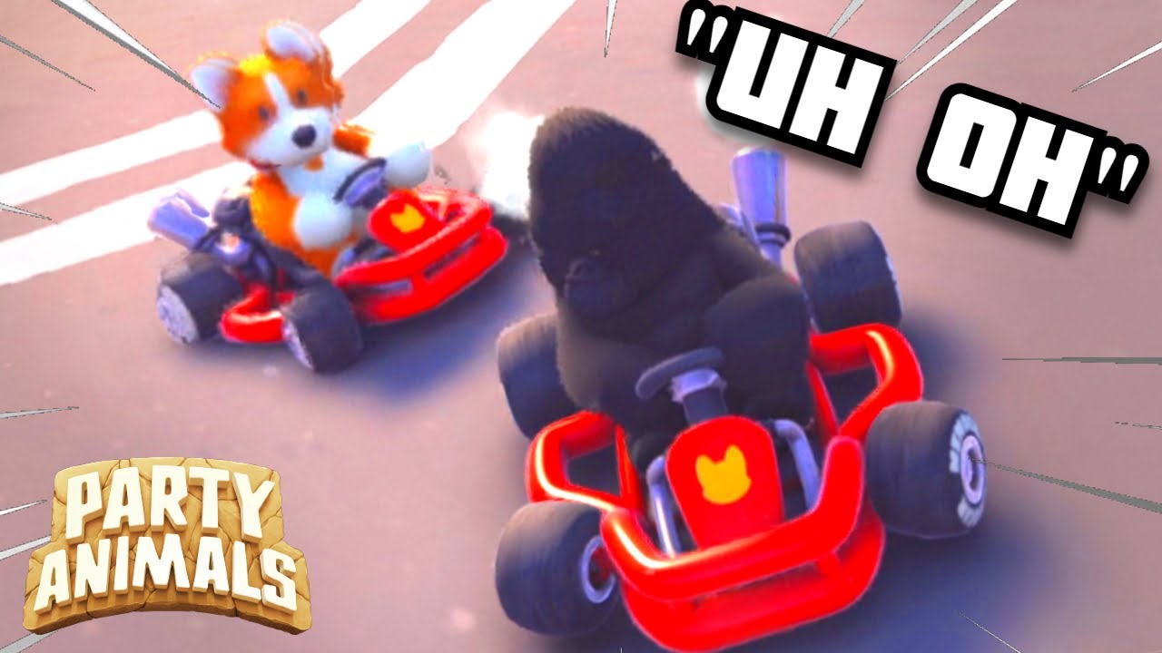 Party Animals Racing is a disaster - YouTube