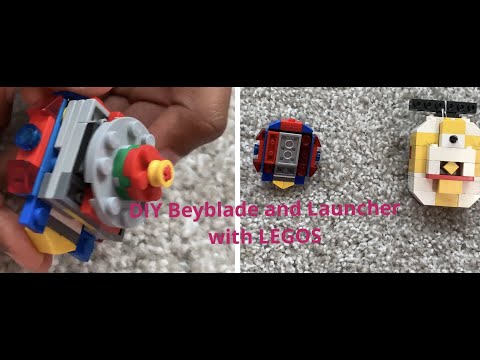 How to build Lego BEYBLADE & LAUNCHER || LEGO Xcalius Beyblade - YouTube
