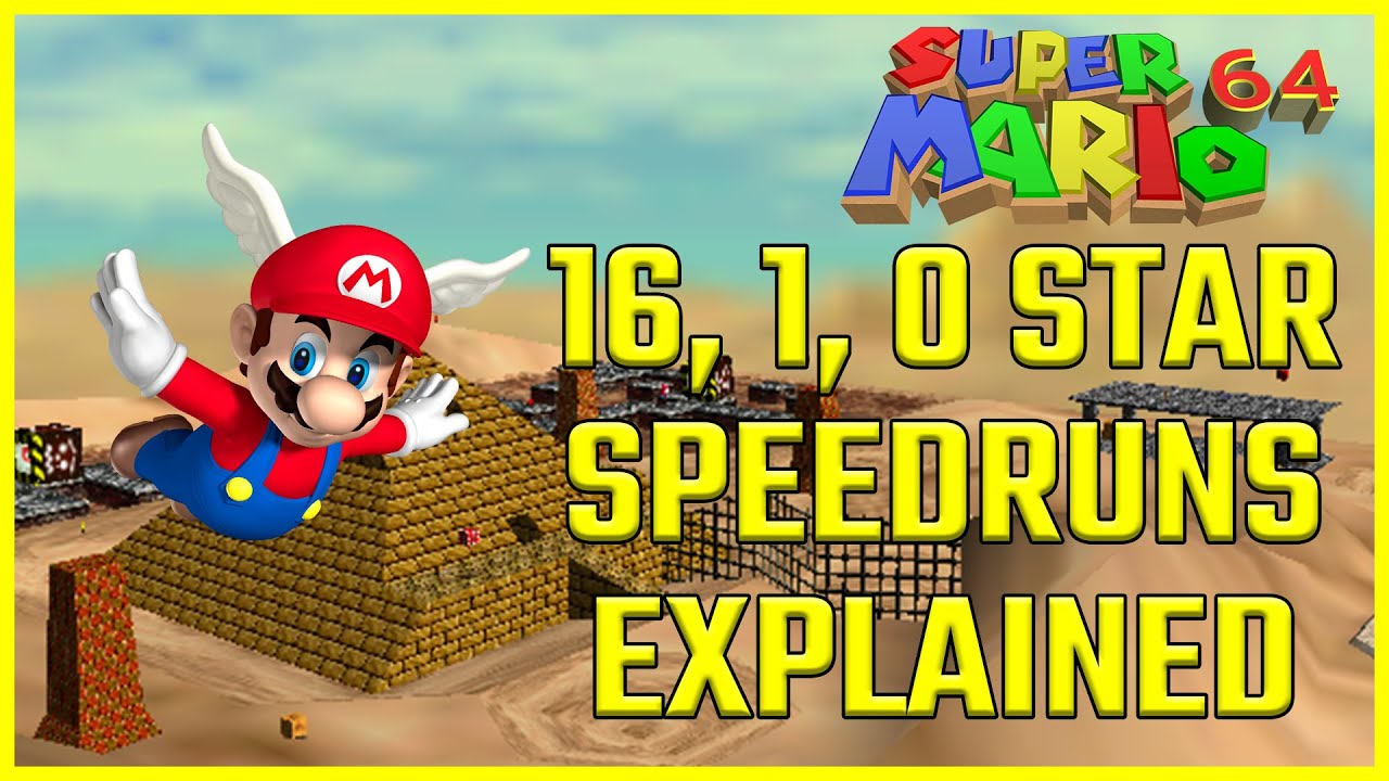 Super Mario 64 Speedrun Explained [16, 1, 0 Star] - YouTube