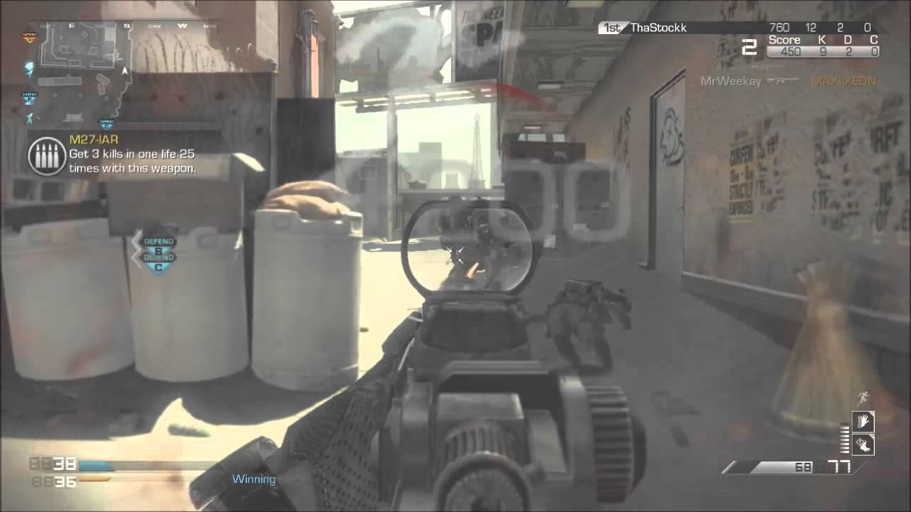 COD Ghost | *SOLO* 2.38 Min M27-IAR LMG KEM Strike - YouTube