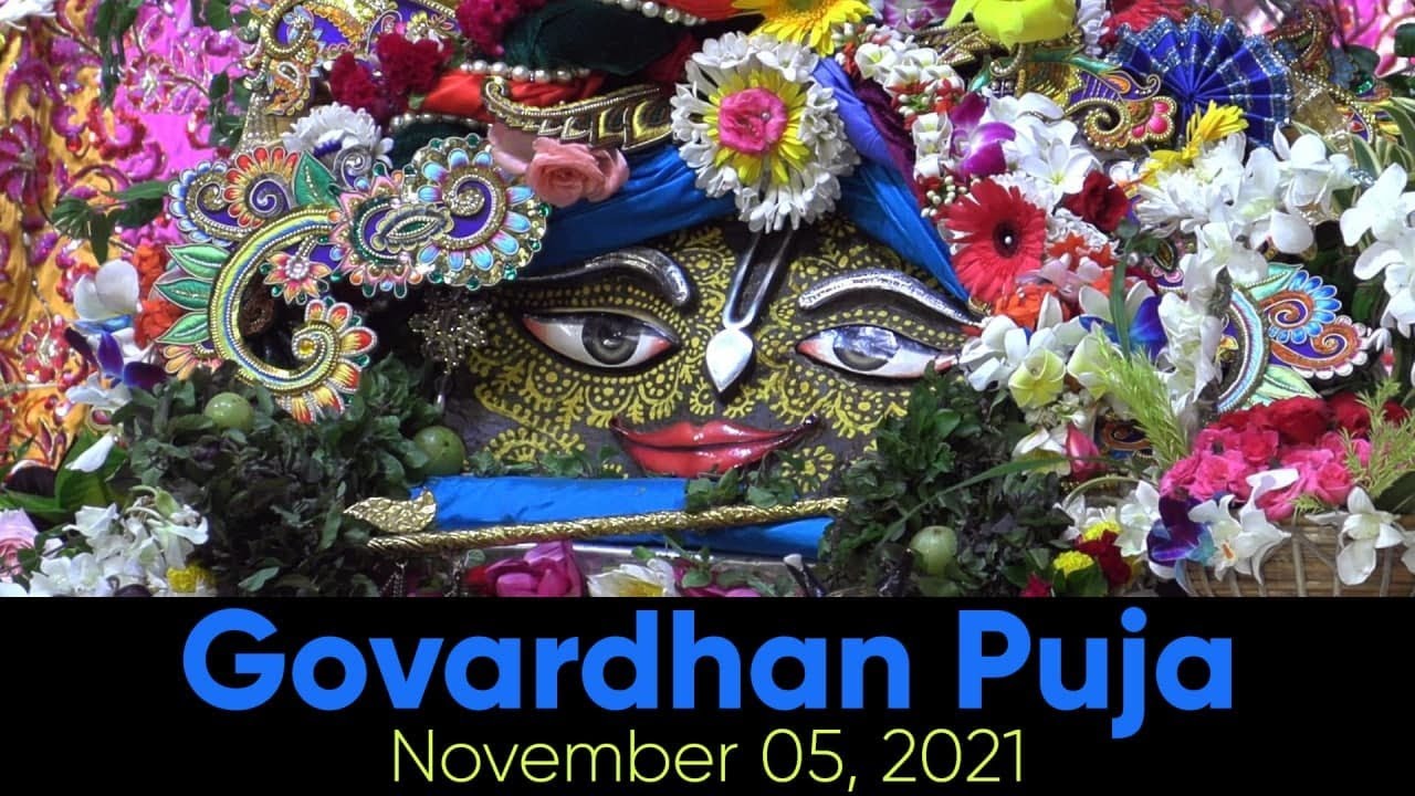 Govardhan Puja, Go Puja Celebration Sri dham Mayapur 5/11/2021 - YouTube